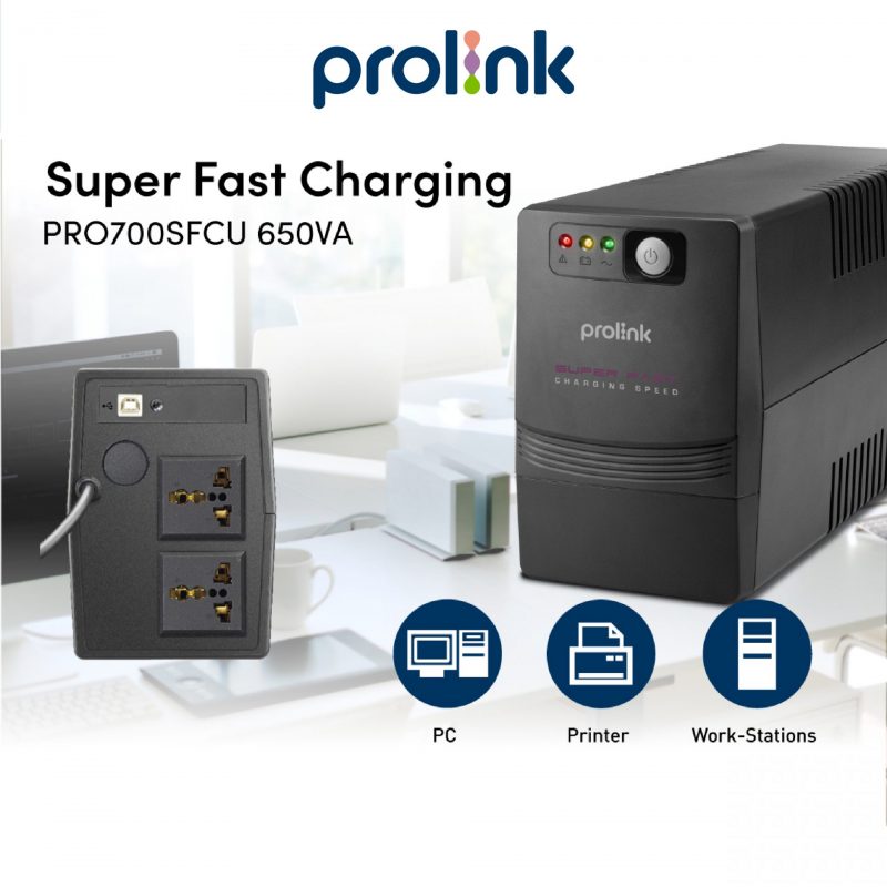 Bộ lưu điện UPS Prolink PRO700SFC (650VA) - Công ty Cổ phần Phân phối ...